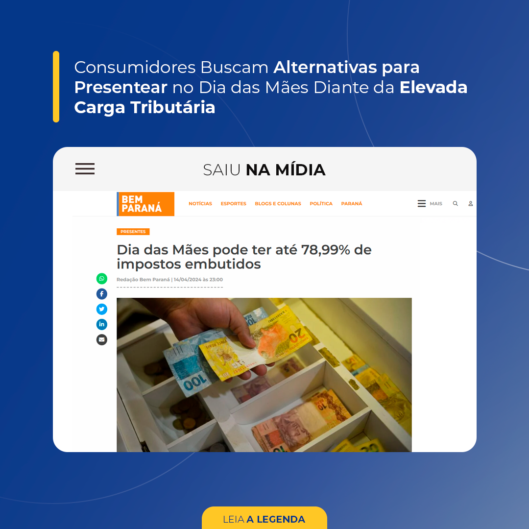 O IBPT se une ao IDV para apresentar um estudo inédito